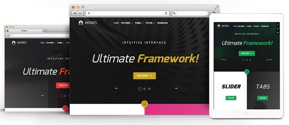 RocketTheme Antares v1.4.1 - Шаблон Joomla