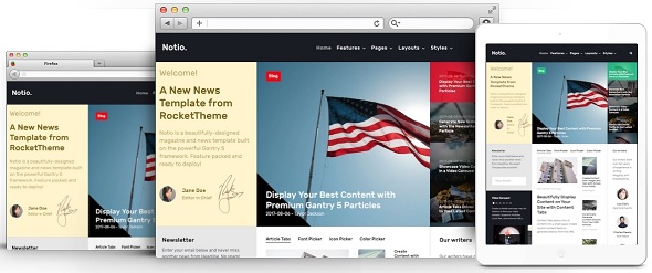 RocketTheme Notio v1.3.1